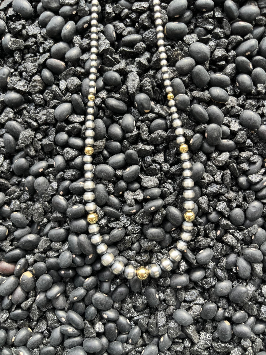 The Wallmen Gold Navajo Pearl Necklace – A Turquoise Sweetheart