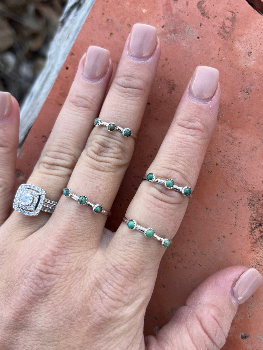 The Prosper Ring – A Turquoise Sweetheart